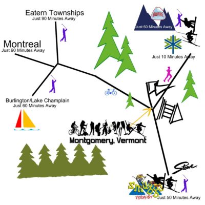Visit Montgomery Vermont - Skiing, Lodging Food In Northern VT